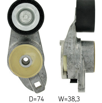 Rolka napinająca paska wieloklinowego, VKMCV 53006 • SKF • sklep e ...